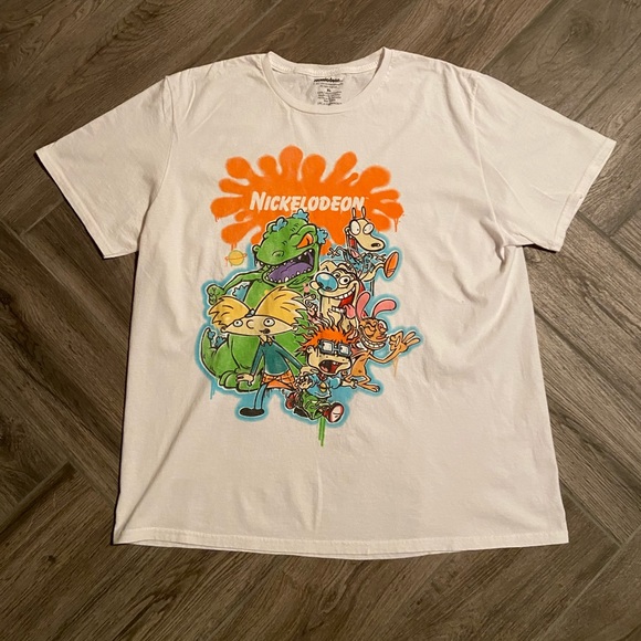Nickelodeon | Shirts | Nickelodeon 9s Classic Throwback Tshirt | Poshmark